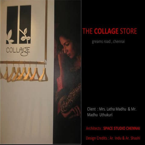 COLLAGE - RETAIL STORE DESIGN | PPT