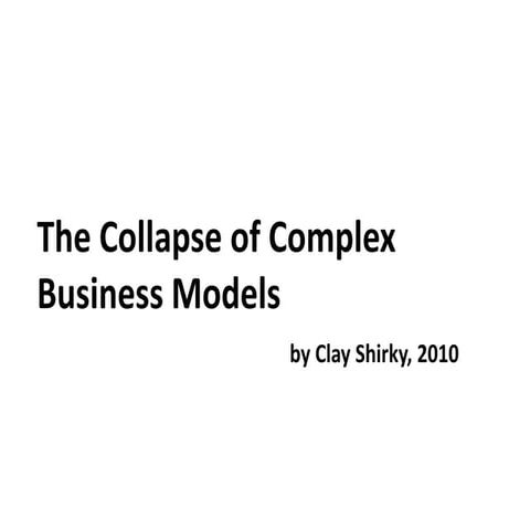 Collapse of complex systems | PPTX