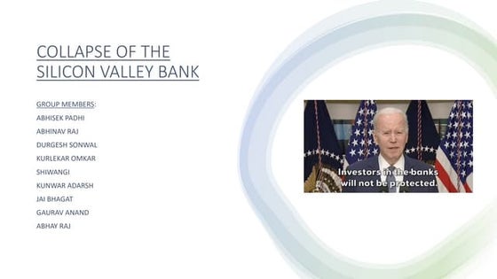 COLLAPSE OF SILICON VALLEY BANK.pptx | Interest Rates | Economy