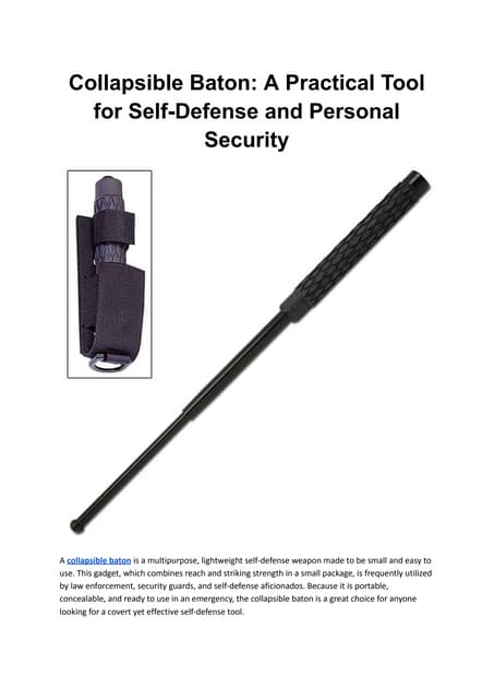 How to use stun guns for self-defense | PDF