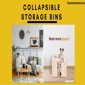 Collapsible storage bins .pdf