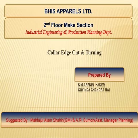 Collar edge cut & turning | PPT