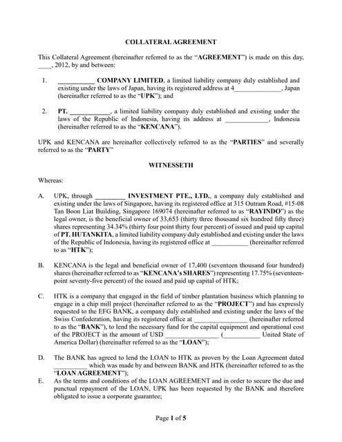 Perjanjian kerjasama broker tender draft clean | DOC