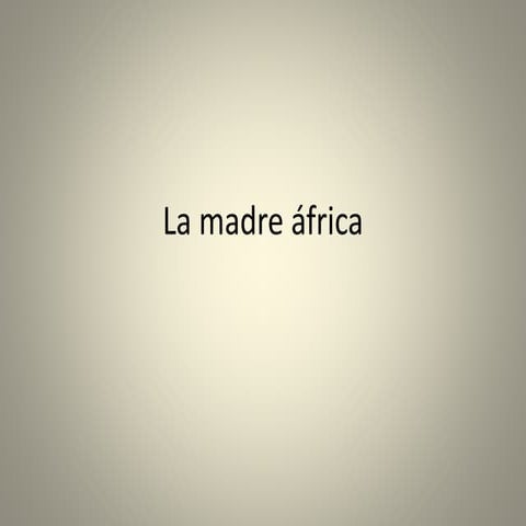 Cultura africa | PPTX