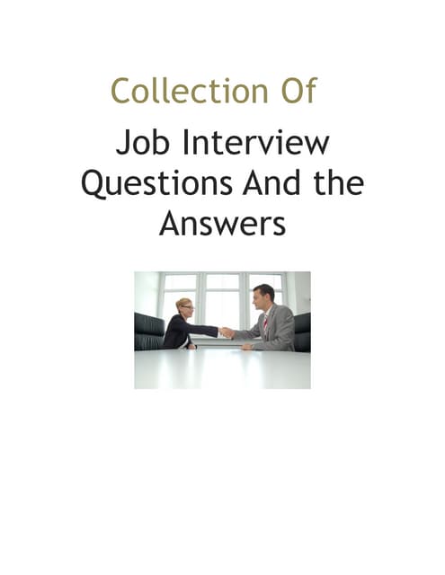 Fresher Interview questions with answer | DOCX