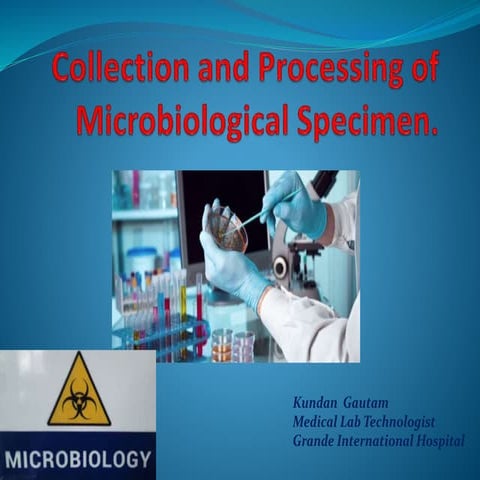 Collection and Processing of Microbiological Specimen Slides.pptx