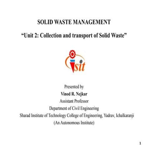 Collection and transport of Solid Waste (Part I)-SWM.pptx