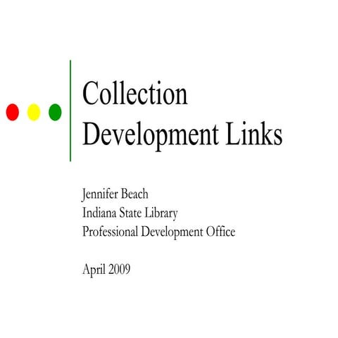 Collection Development Links | PPT