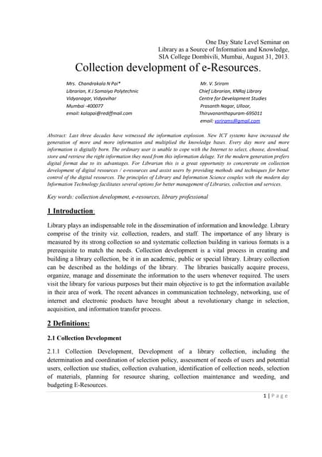 E library presentation | PPT