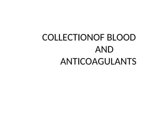 Blood collection tubes - Colour coding of vials, Order of draw | PPTX ...