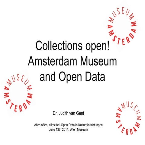 Collections open! Amsterdam Museum and open data | PDF | Databases ...