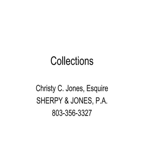 Collections Seminar For Collection Officers Al | PPT