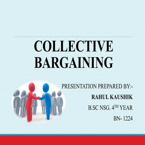 Collective bargaining | PPT