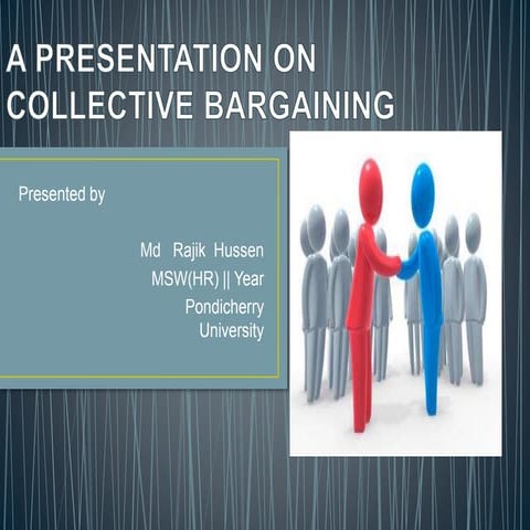 Collective bargaining | PPTX