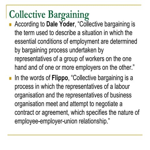 Collective Bargaining.ppt collective bargaining ppt | PPT