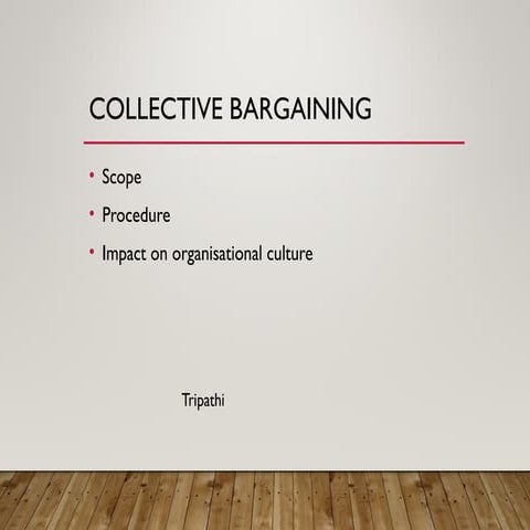 collective bargaining in human resource management | PPT