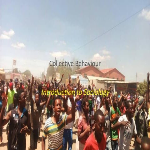 Collective behaviour .pptx Students in sociology course | PPTX