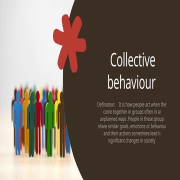 collective behaviour of people in a .pptx