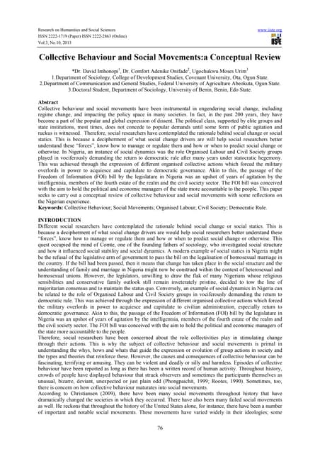 Social movements | PPTX