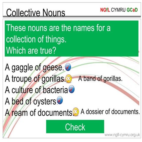 Collective Nouns English Grade 5 PowerPoint Presentation | PPT
