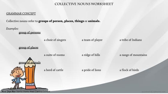 Proper and common noun worksheet | PPT