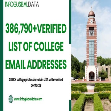 Enhancing Marketing Campaigns through Our College Email List | PPT