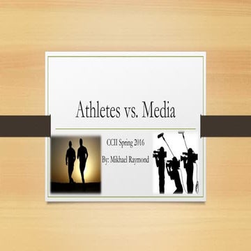 Mikhael Raymond presentations