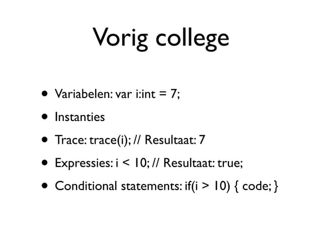 College 2 ActionScript 3 | KEY | Programming Languages | Computing College 2 ActionScript 3 | KEY | Programming Languages | Computing