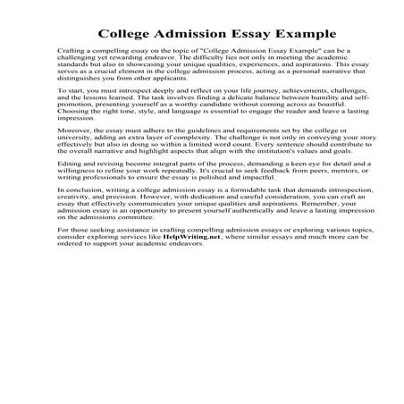 College Admission Essay Example.pdf