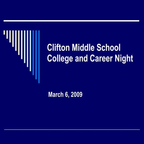 College And Career Night 2009 | PPT