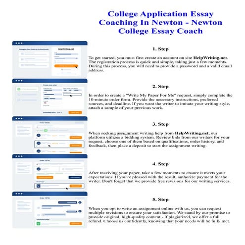 College Application Essay Coaching In Newton - Newton College Essay Coach | PDF