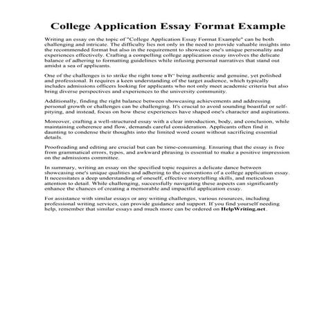 College Application Essay Format Example.pdf