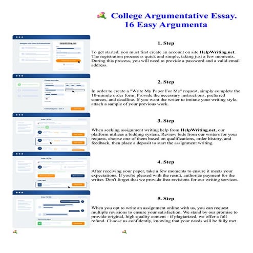 💐 College Argumentative Essay. 16 Easy Argumenta.pdf