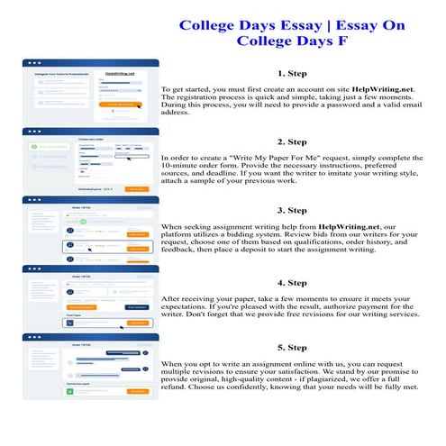 College Days Essay Essay On College Days F | PDF