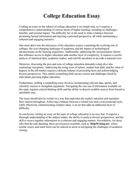 Why Is College Important Essay.pdf