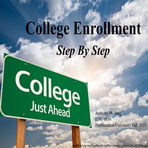 Reasons behind the Current College Enrollment decline | PPTX