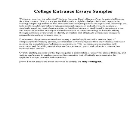 College Entrance Essays Samples.pdf