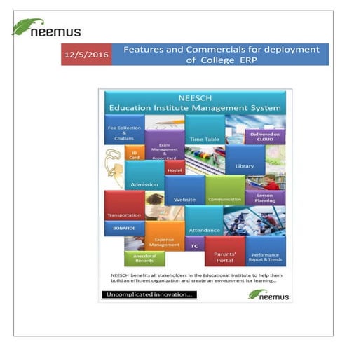 College erp proposal | PDF