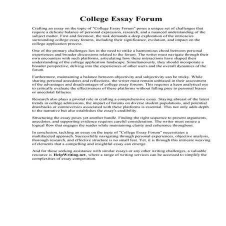 College Essay Forum.pdf