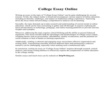 Online Education Essay.pdf