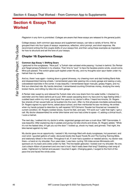 Real Harvard Essays | PDF