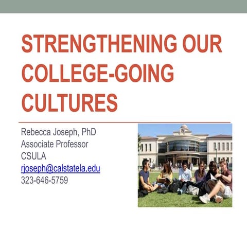 College Going Cultures | PPT
