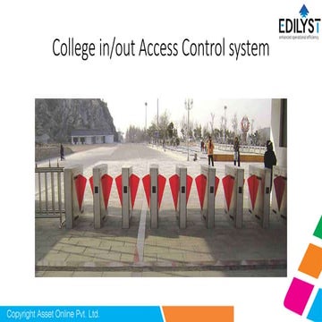 College inout access control system with RFID technologies | PPT