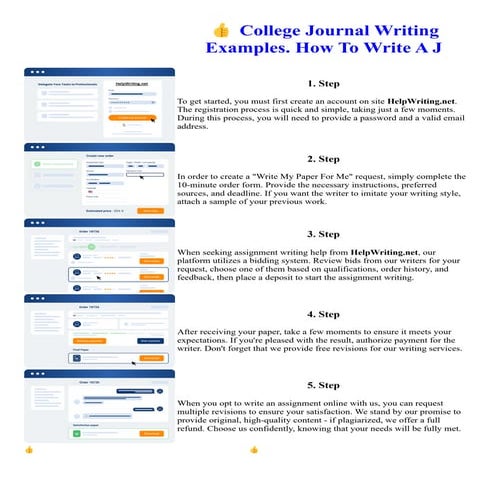 College Journal Writing Examples. How To Write A J | PDF