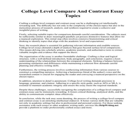 College Comparison Essay Example.pdf