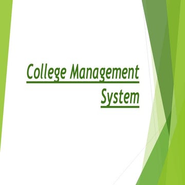 College Management System.pptx
