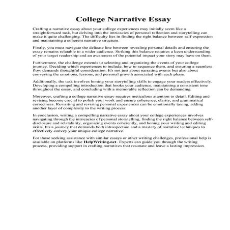 College Narrative Essay.pdf