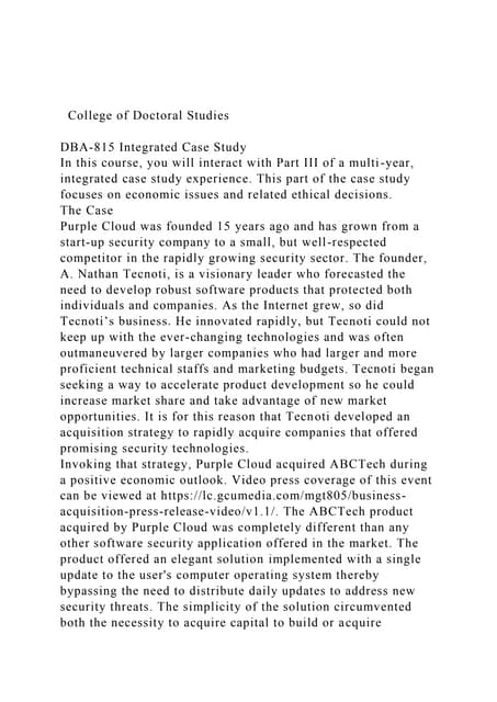 CASE 28 Principled Entrepreneurship and Shared Leadership The Ca.docx