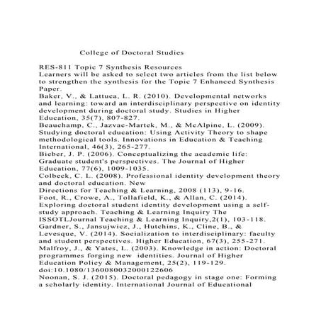 ARTICLE Achieving Alignment How To Develop Research Alignment In A ...