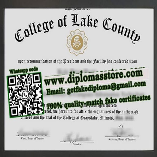 College of Lake County diploma, buy CLC certificate | PDF